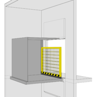 Single Section Car Gate | Lift Doors | Construct Lifts