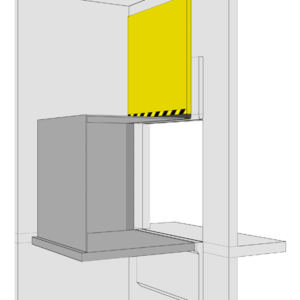 Single Section Full Height Car Door - Construct Lifts