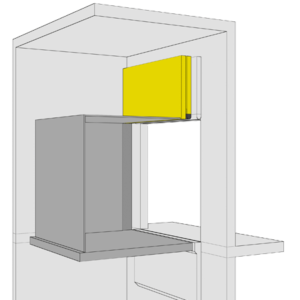 Two Section Full Height Car Door - Construct Lifts